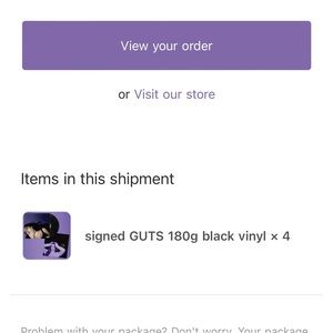 Media | Official Olivia Rodrigo Signed Guts Album Vinyl | Poshmark
